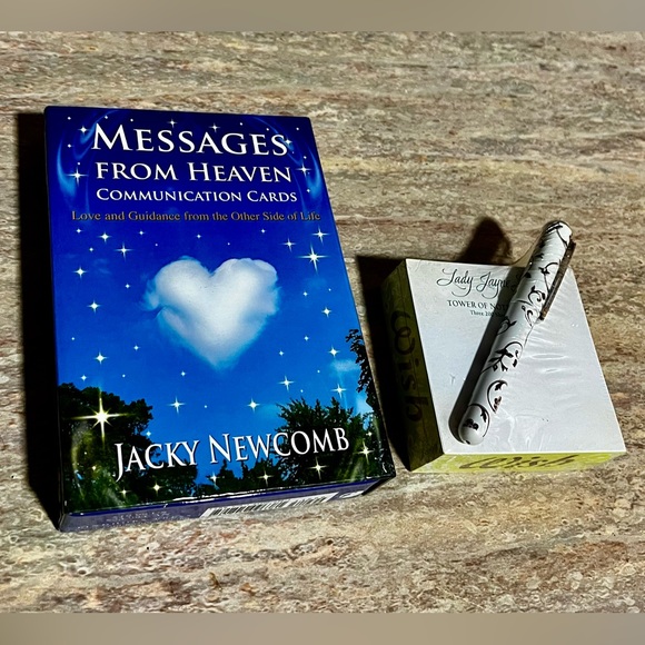 Other | Nib Jacky Newcomb 44ct Deck Messages From Heaven Card Deck And ...